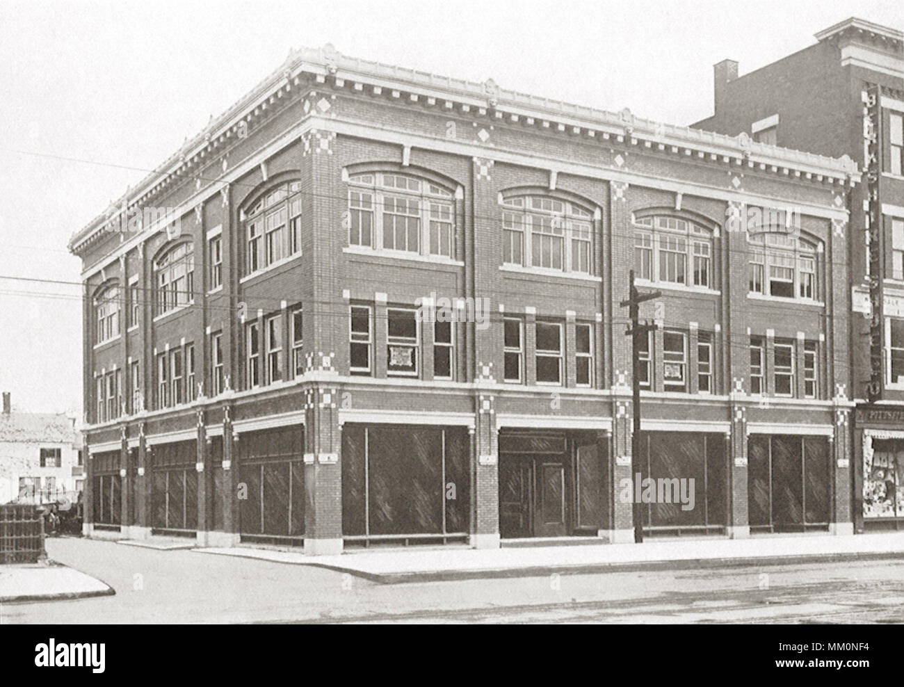 New Waite Building. Pittsfield. 1910 Stock Photo - Alamy