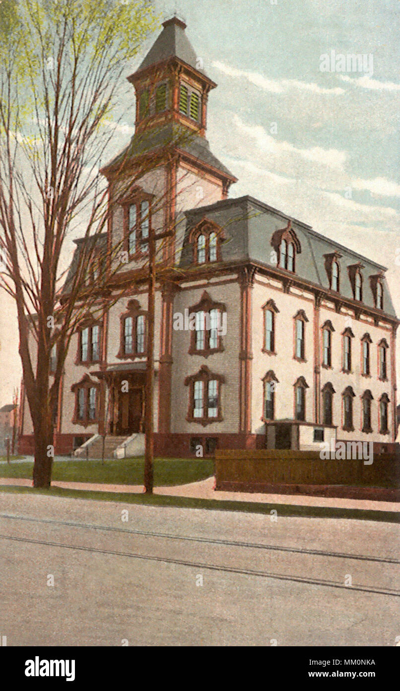 Natick High School. Natick. 1910 Stock Photo - Alamy