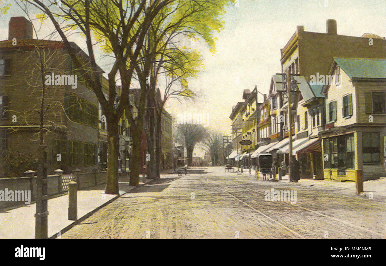 Cabot Street. Beverly. 1905 Stock Photo - Alamy