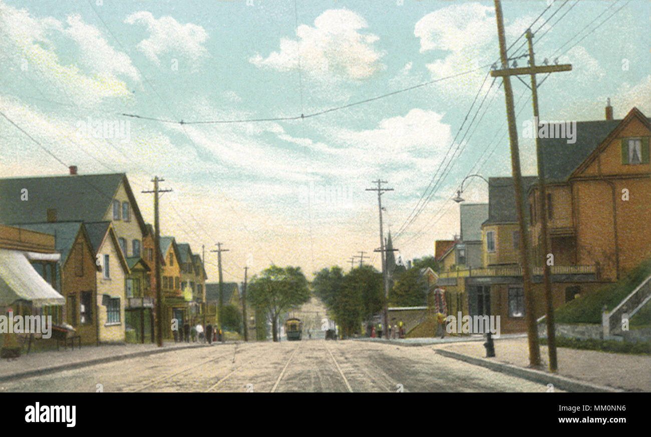 View of Broadway. Everett. 1905 Stock Photo - Alamy