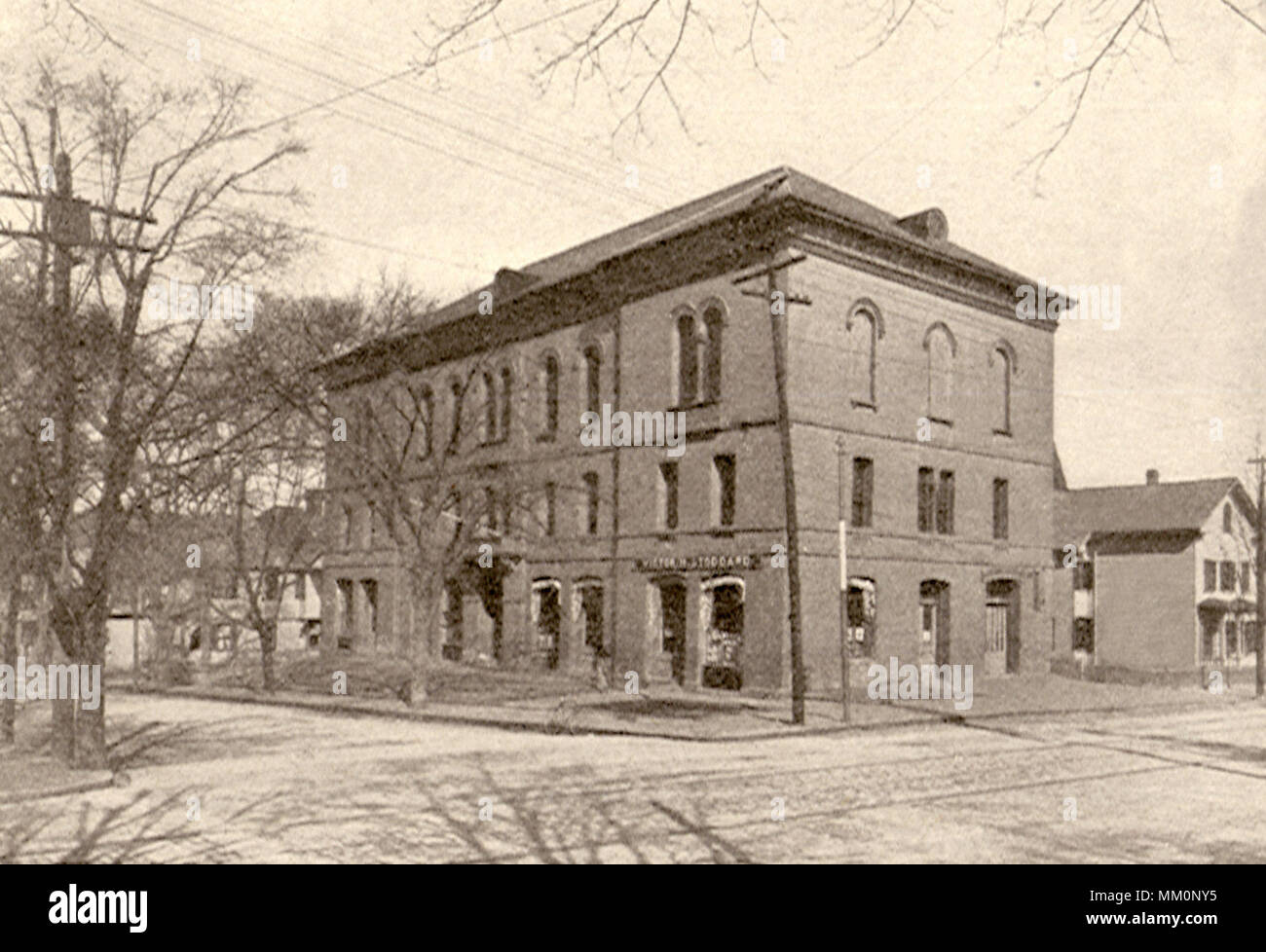 Masonic Temple. Melrose. 1902 Stock Photo - Alamy