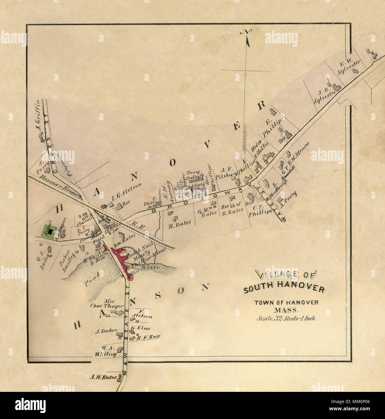 Hanover map hi-res stock photography and images - Alamy