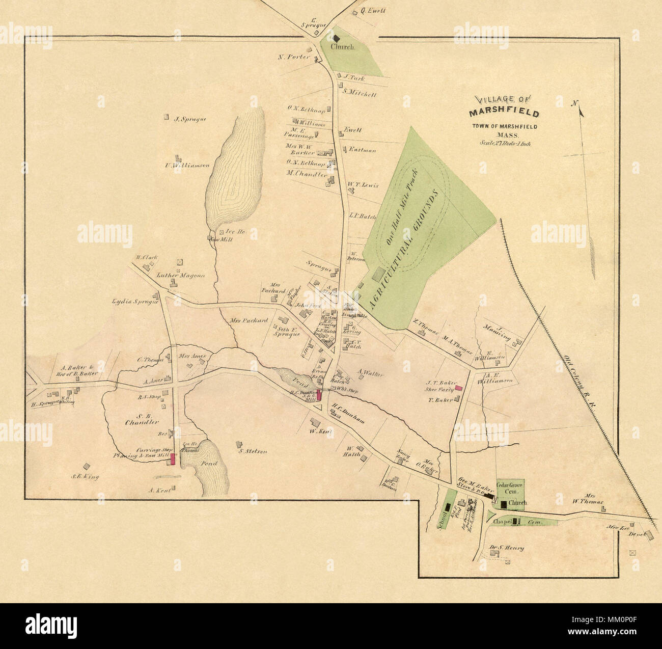 Map of marshfield hi-res stock photography and images - Alamy