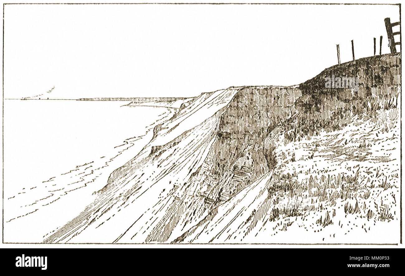 Wequobsket Cliffs. Chilmark. 1966 Stock Photo - Alamy