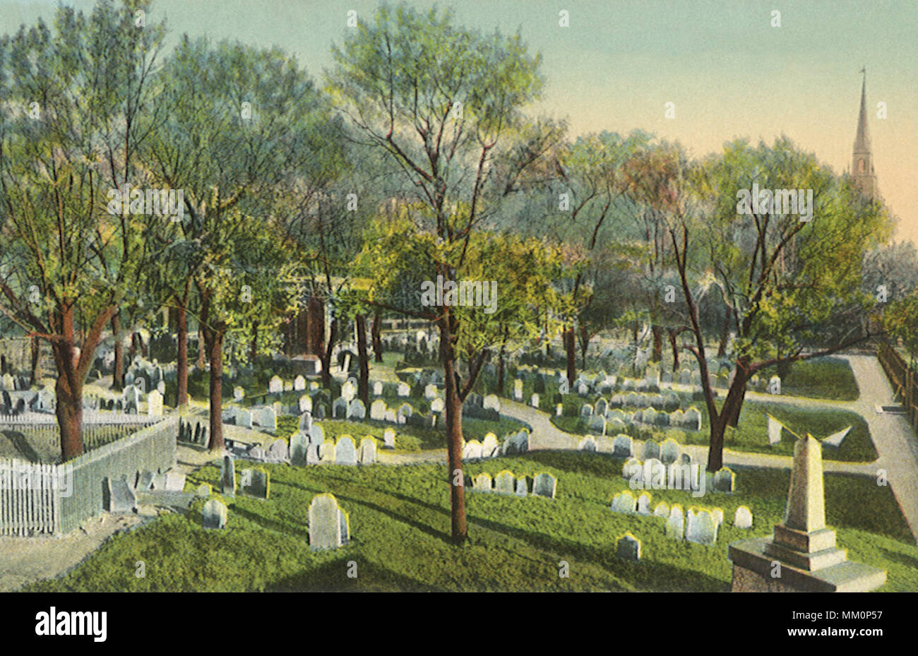 Copp's hill boston hi-res stock photography and images - Alamy