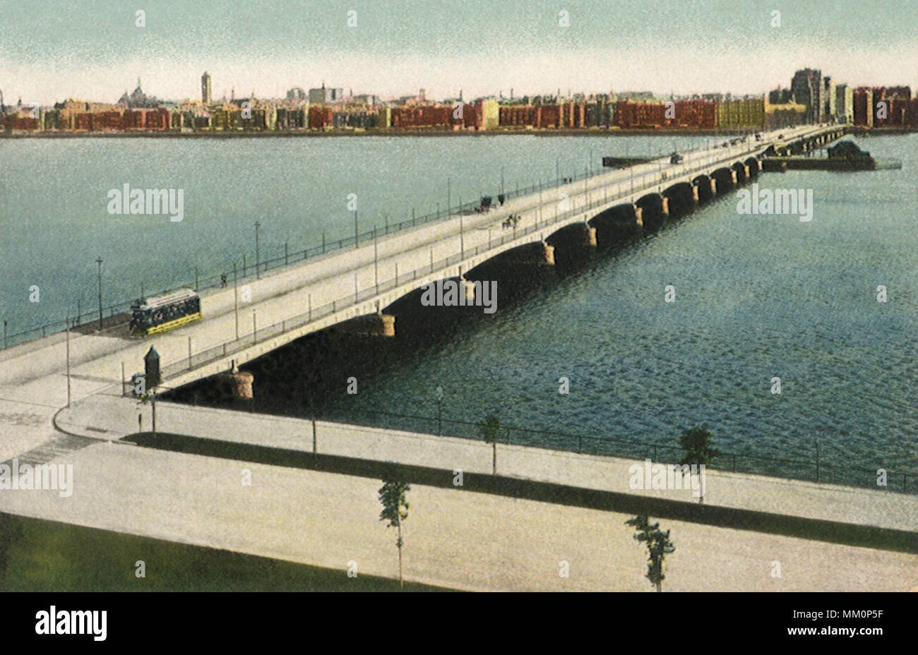 Harvard Bridge. Boston. 1910 Stock Photo - Alamy