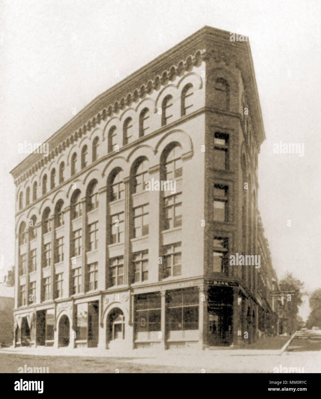 Columbia Building. Bangor. 1906 Stock Photo - Alamy