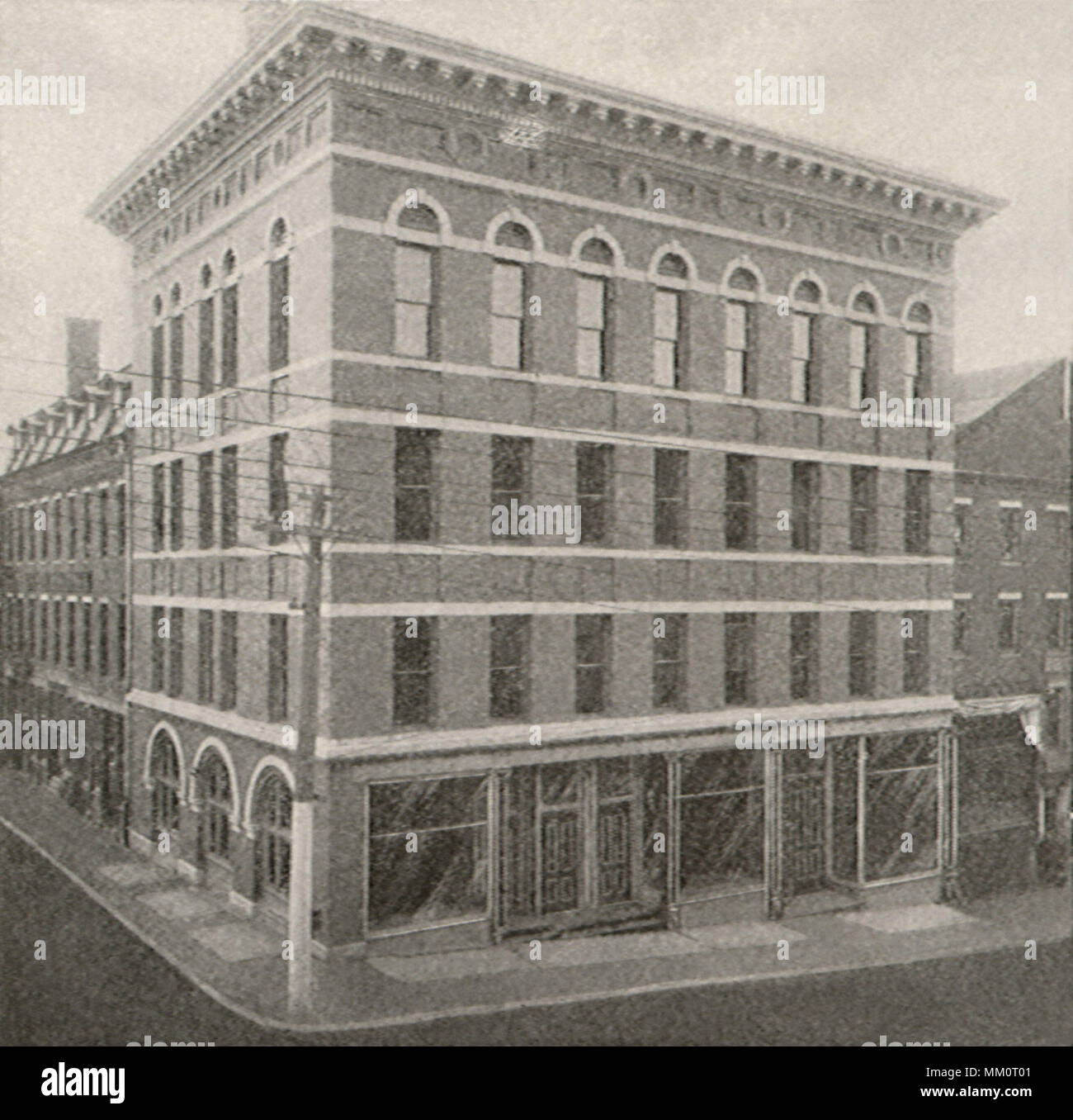 Bass Building. Bangor. 1906 Stock Photo - Alamy