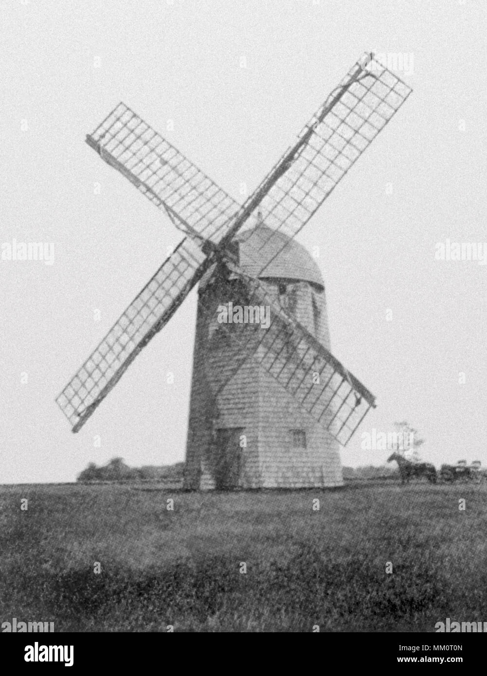 Windmill. Newport. 1900 Stock Photo - Alamy