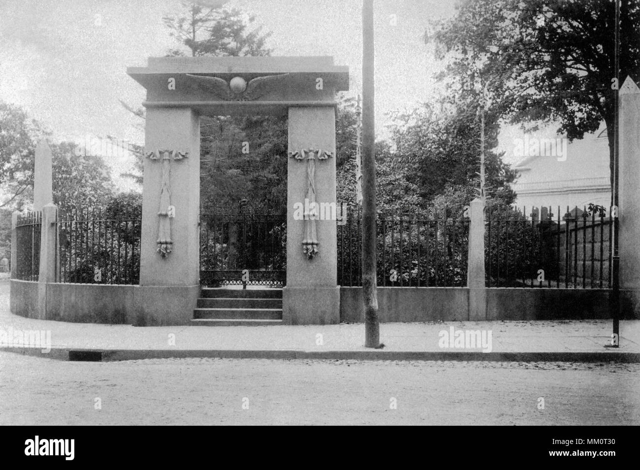 Cemetery views Black and White Stock Photos & Images - Alamy