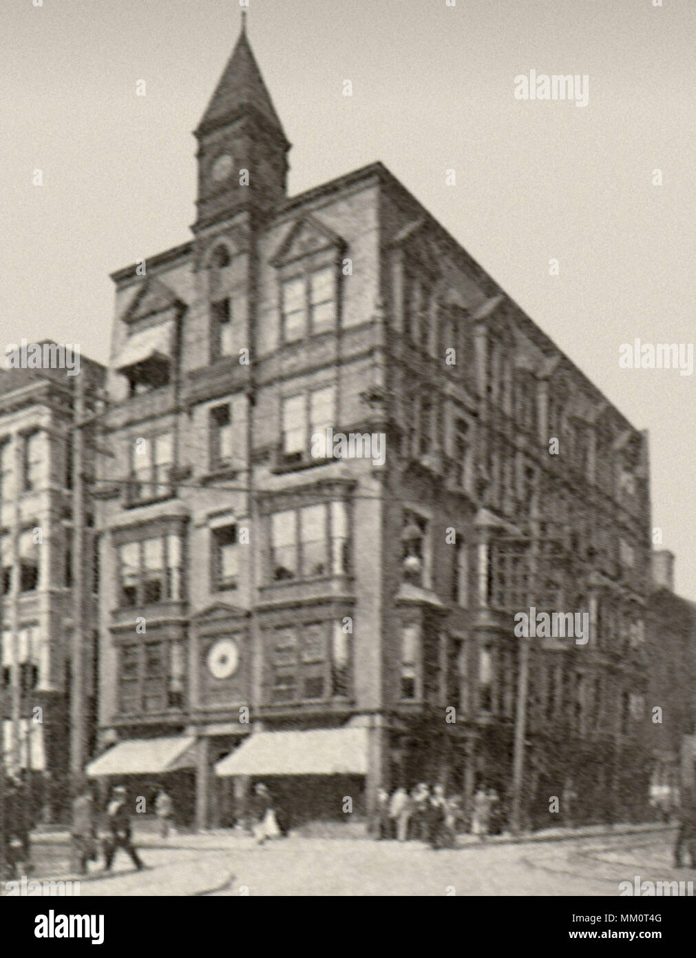 Exchange Bank Building. Providence. 1897 Stock Photo - Alamy