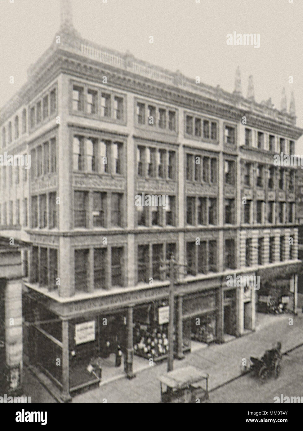 Francis and Lauderale Building. Providence. 1897 Stock Photo - Alamy