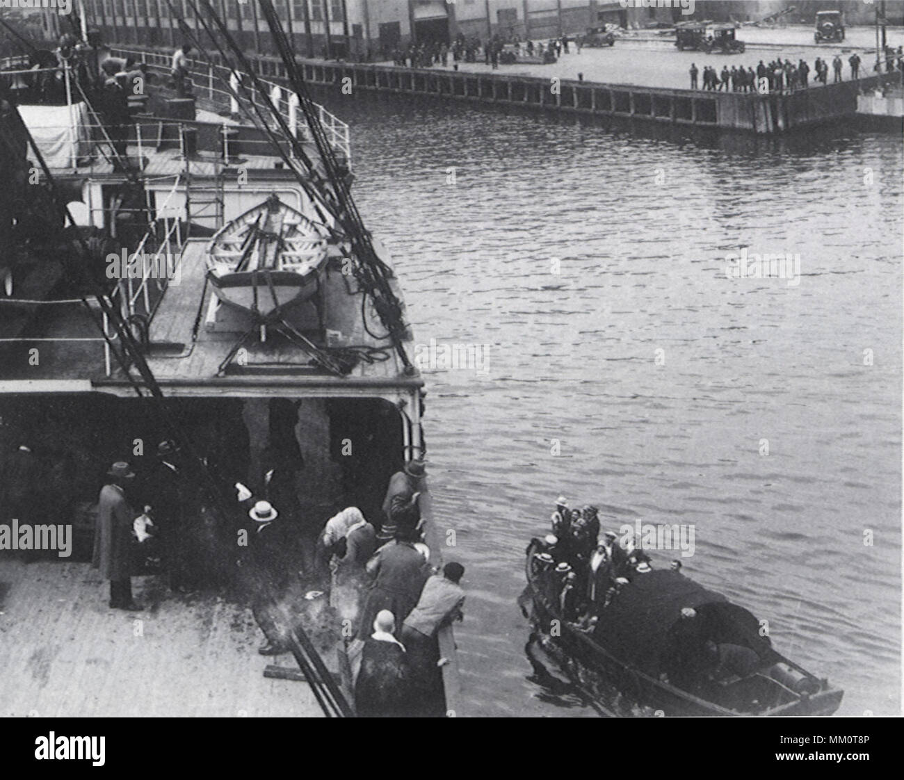 The State Pier Number One. Providence. 1925 Stock Photo - Alamy