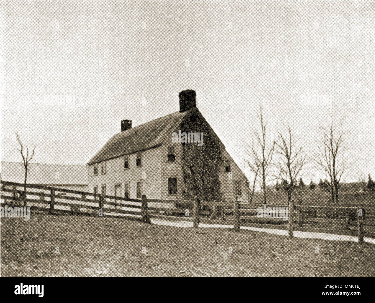 Thomas Fenner House. Cranston. 1911 Stock Photo - Alamy