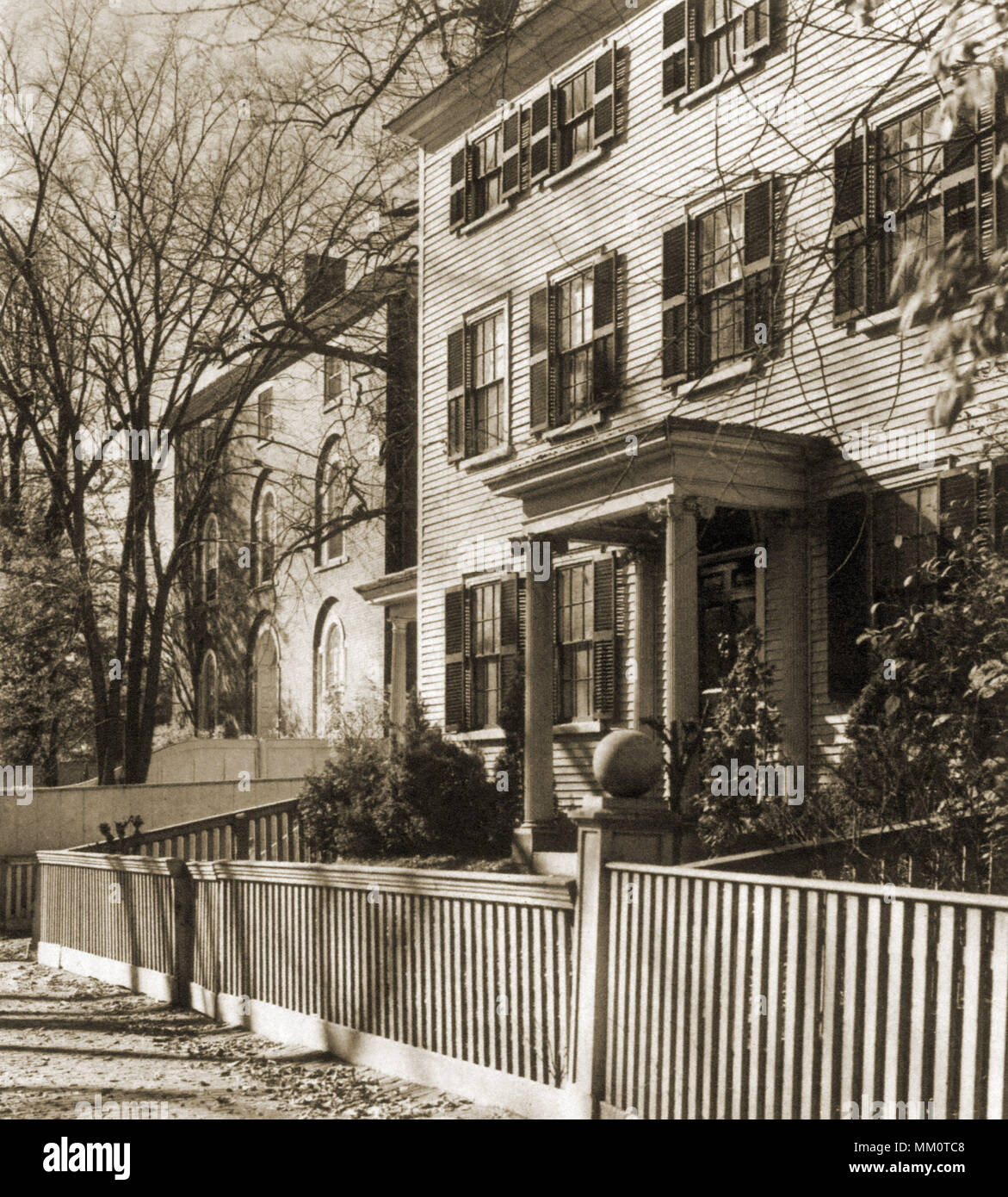 Houses of Samuel Larkin. Portsmouth. 1940 Stock Photo - Alamy