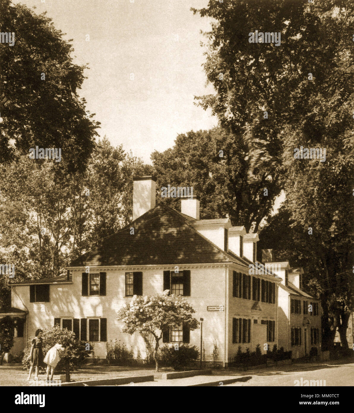 Jacob Wendell House. Portsmouth. 1940 Stock Photo - Alamy