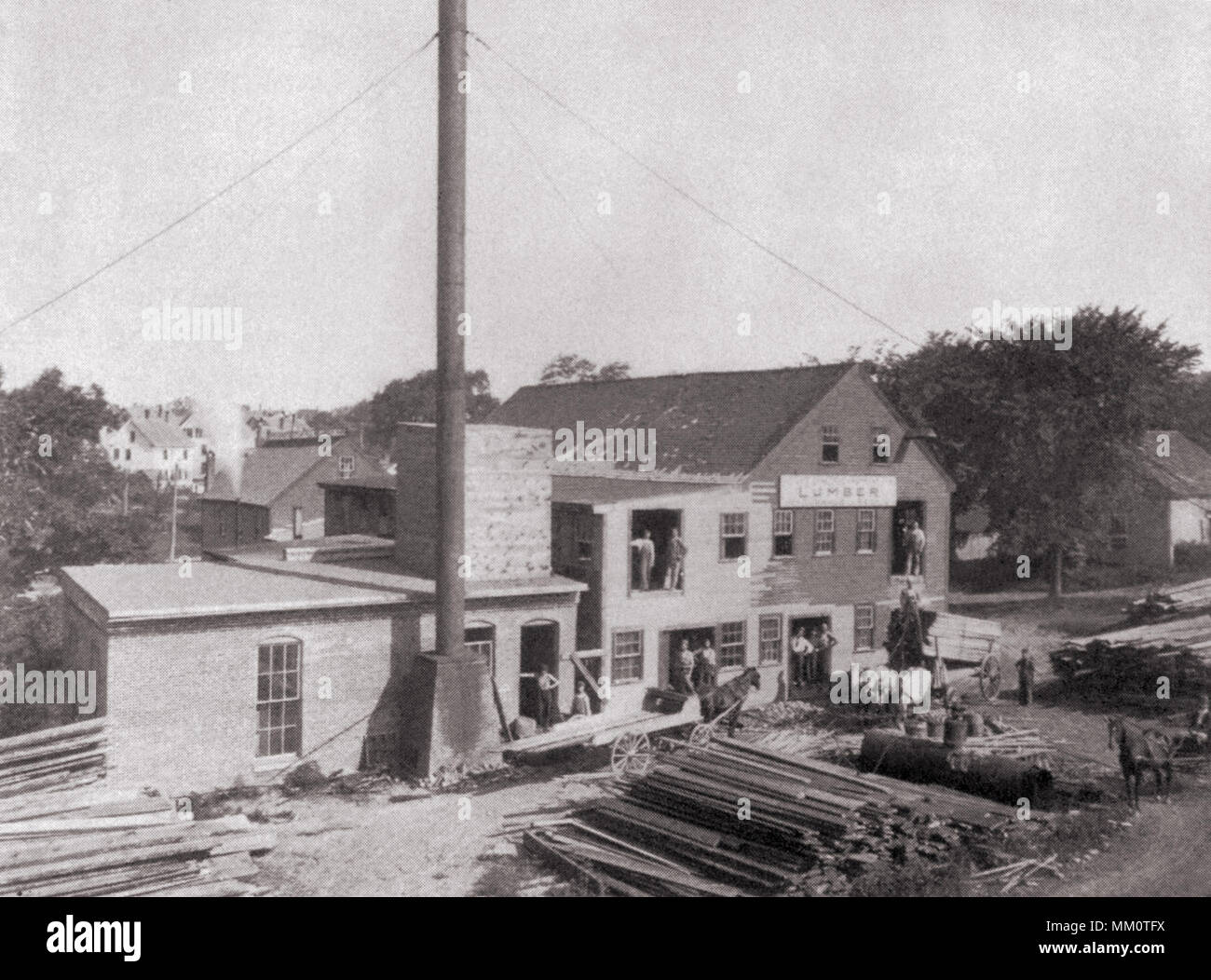 A. Converse Place Lumber Company. Dover. 1898 Stock Photo - Alamy