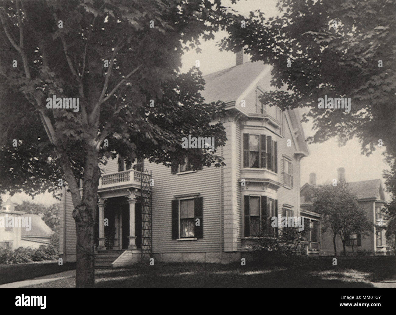 Residence of Dr. George R. Smith. Dover. 1898 Stock Photo - Alamy