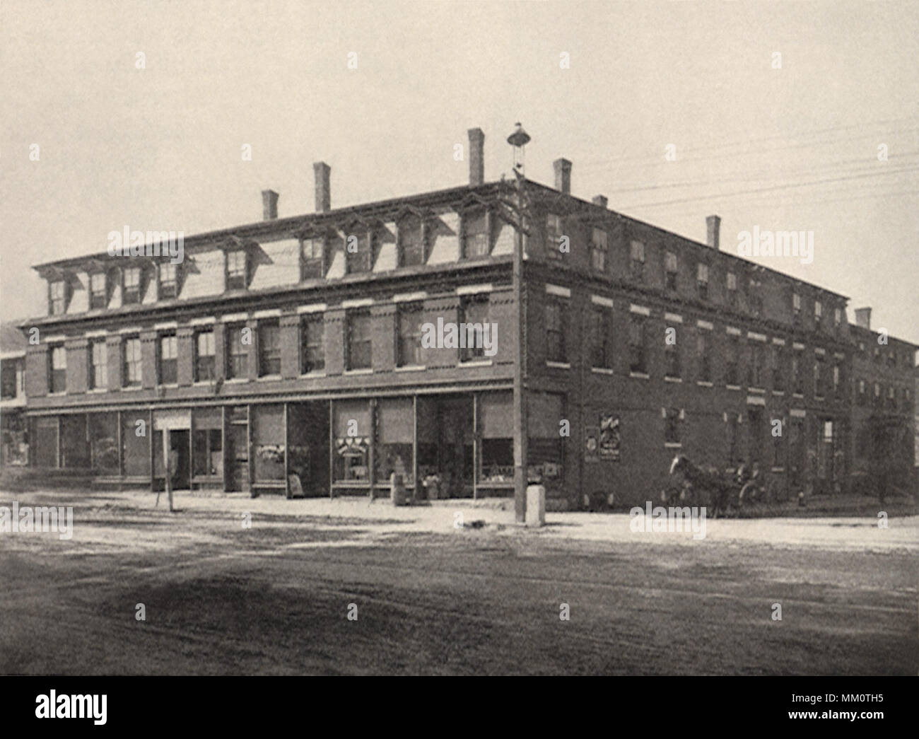 Woodman Building. Dover. 1898 Stock Photo - Alamy