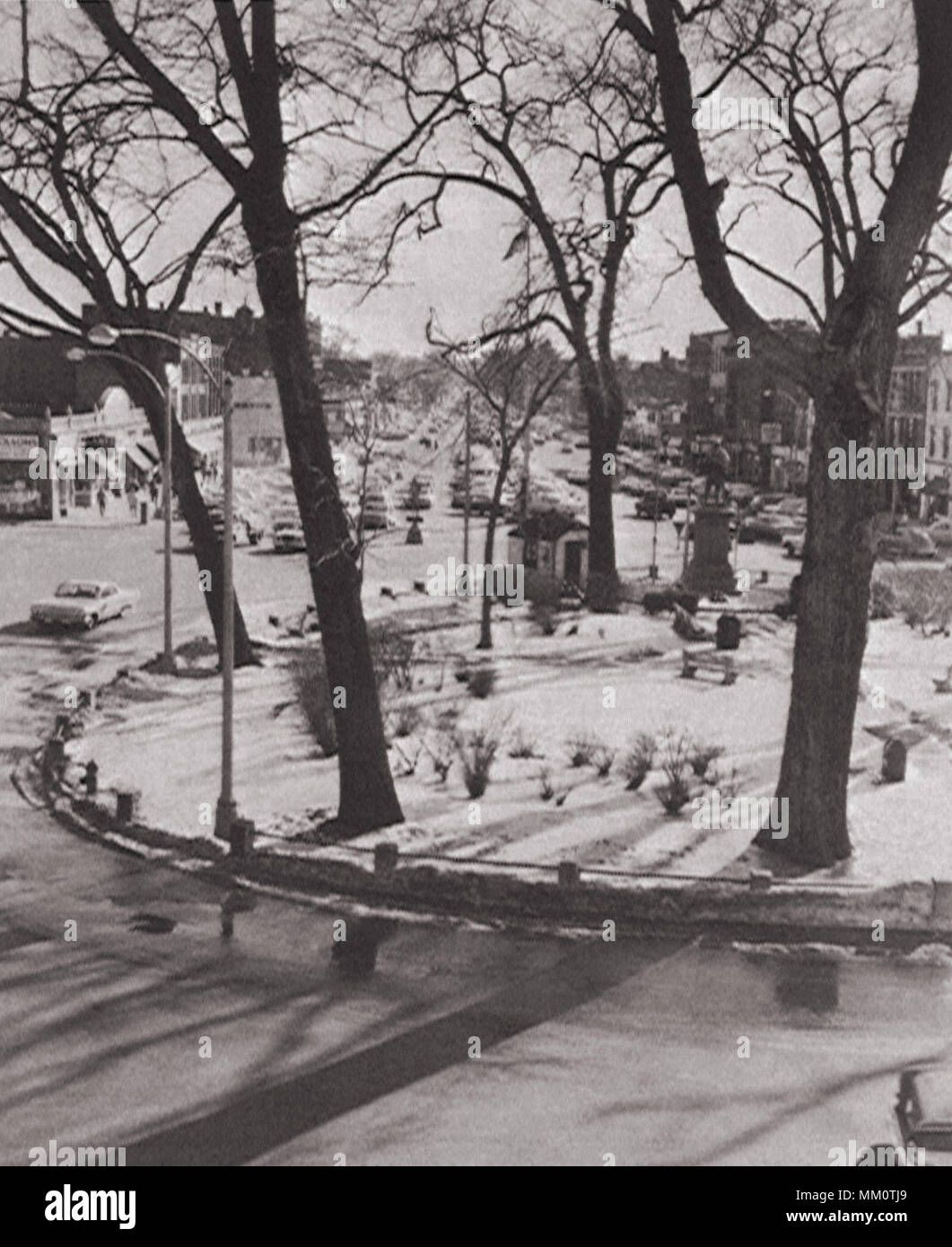View of Main Street. Keene. 1960 Stock Photo - Alamy