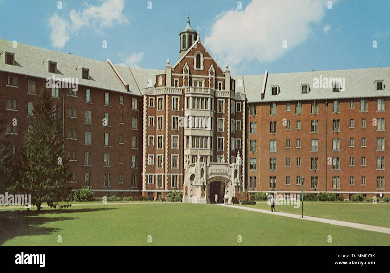 Borgess Hospital. Kalamazoo. 1950 Stock Photo - Alamy