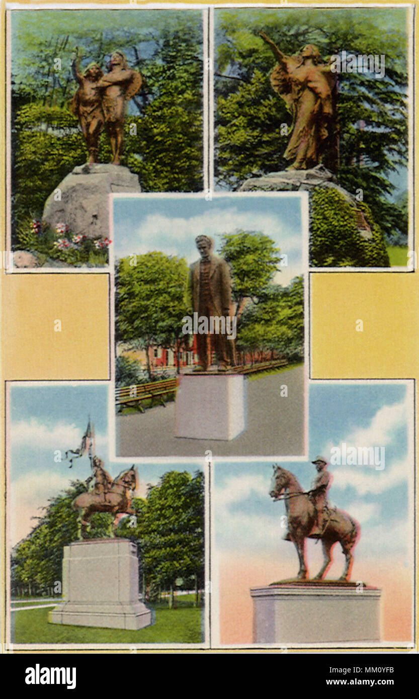 Statues of Portland City Parks. Portland. 1946 Stock Photo - Alamy Statues of Portland City Parks. Portland. 1946 Stock Photo - Alamy
