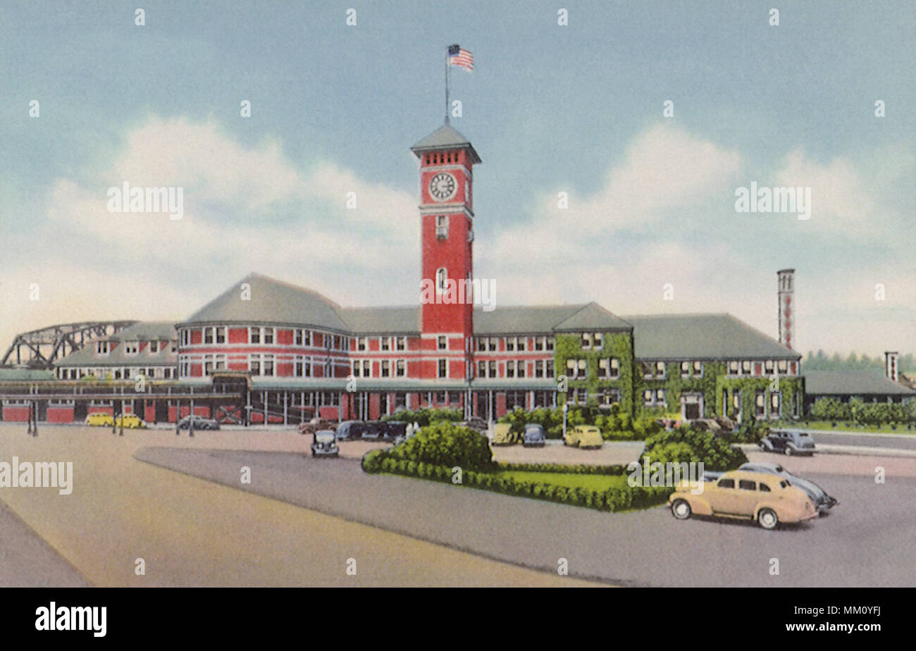 The Union Station. Portland. 1946 Stock Photo - Alamy The Union Station. Portland. 1946 Stock Photo - Alamy