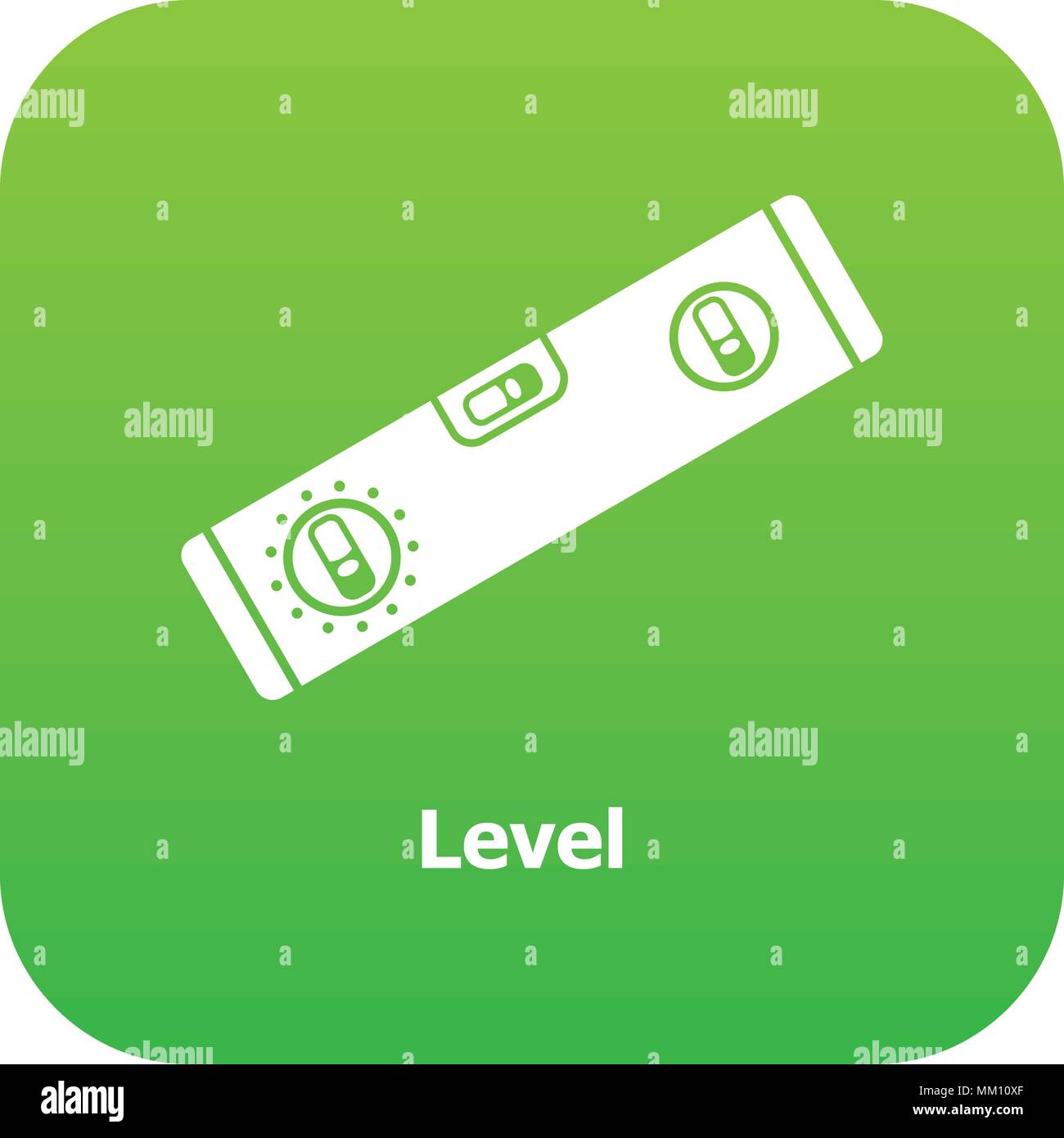 Bubble level silhouette Stock Vector Images - Alamy