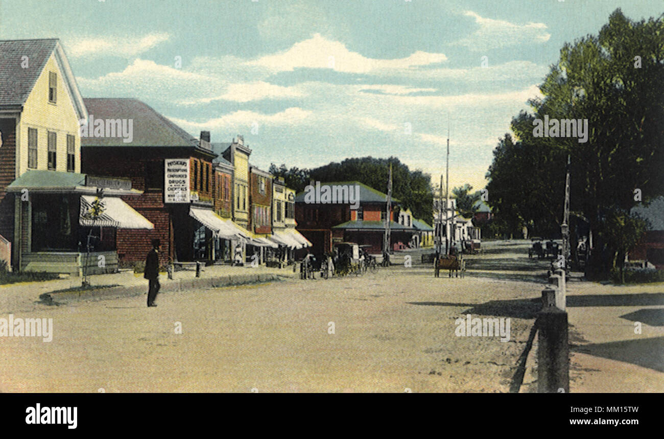 Main Street Looking East. Hyannis. 1910 Stock Photo - Alamy