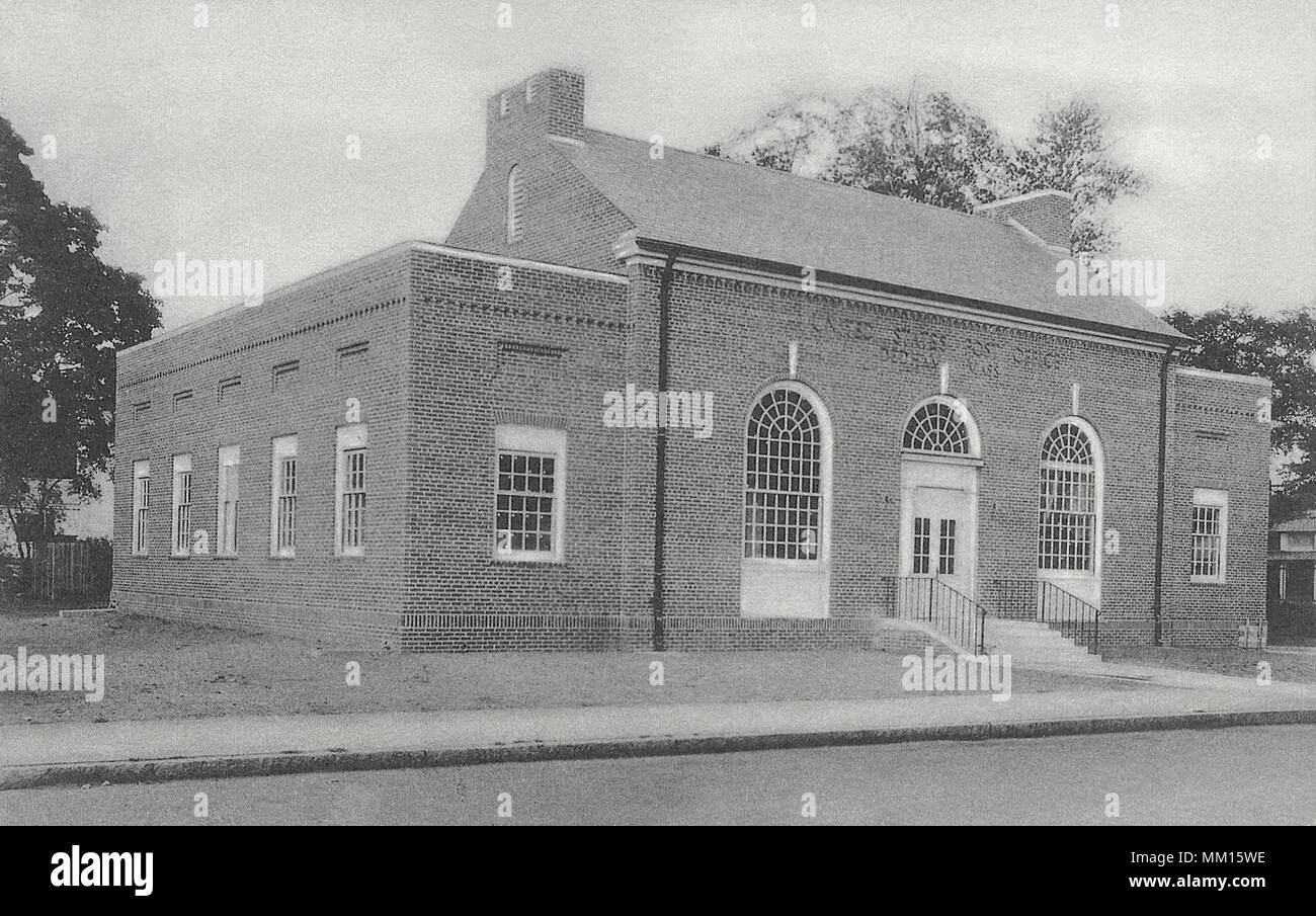 Post Office. Dedham. 1940 Stock Photo - Alamy