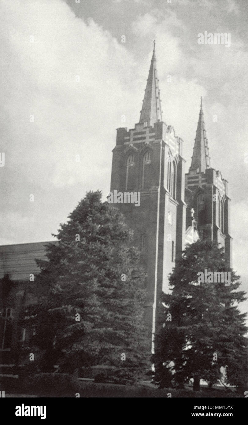St. Joseph's Catholic Church. Webster. 1950 Stock Photo - Alamy