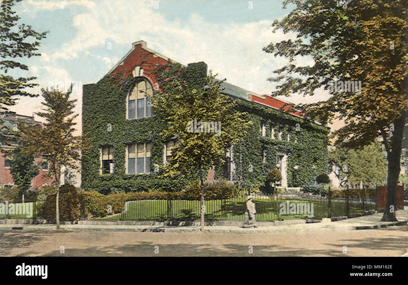 Public Library. Clinton. 1910 Stock Photo - Alamy