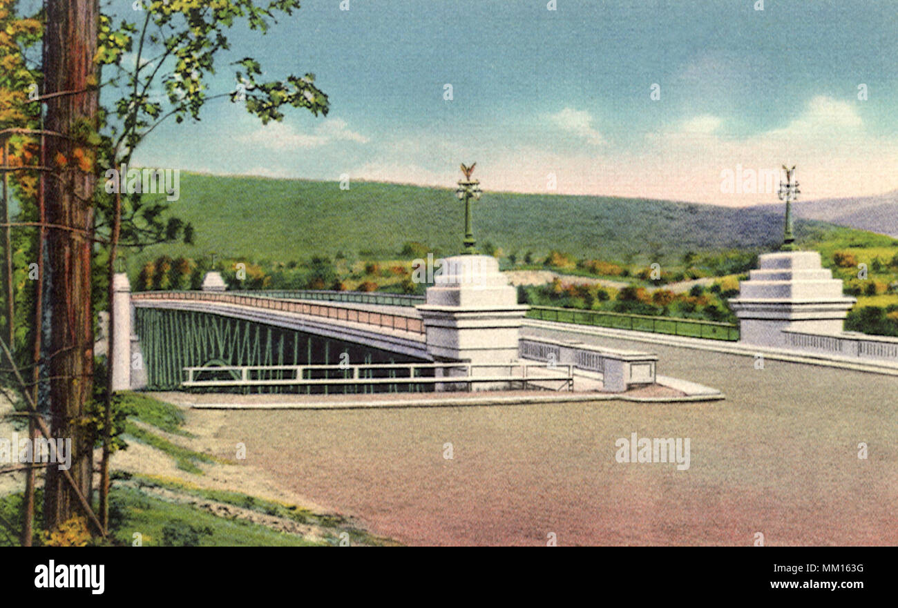 French King Bridge. Near Greenfield. 1930 Stock Photo - Alamy