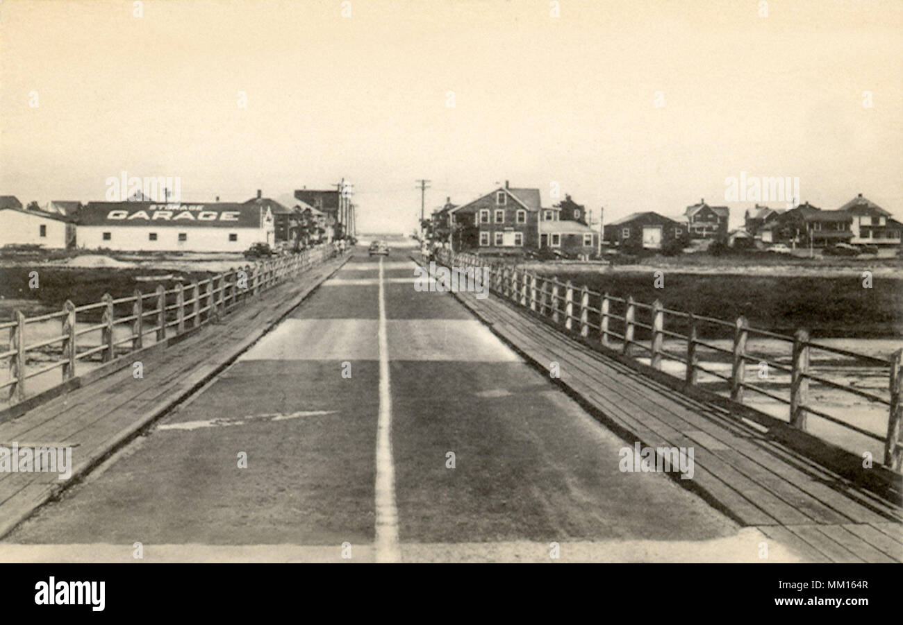 Marshfield Avenue Bridge. Humarock. 1925 Stock Photo - Alamy