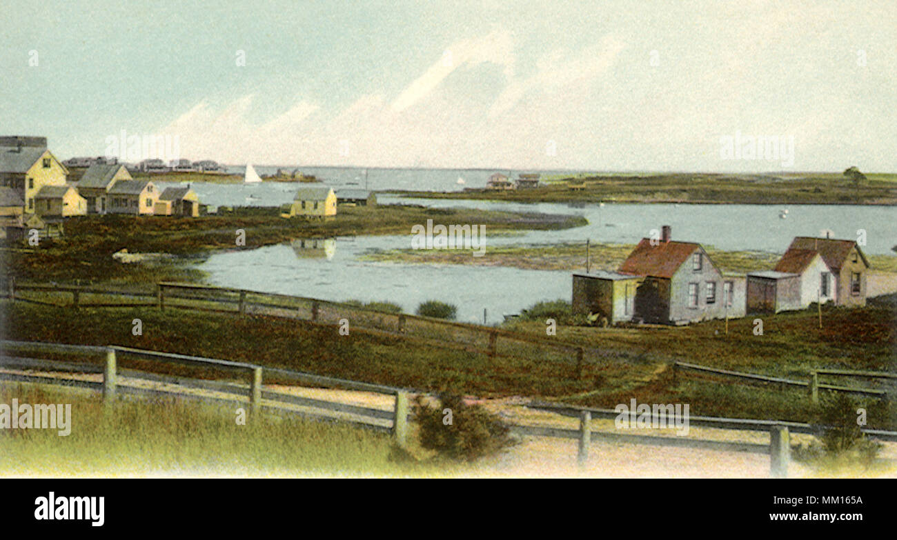 Lewis Bay and Harbor. Hyannis.1905 Stock Photo - Alamy