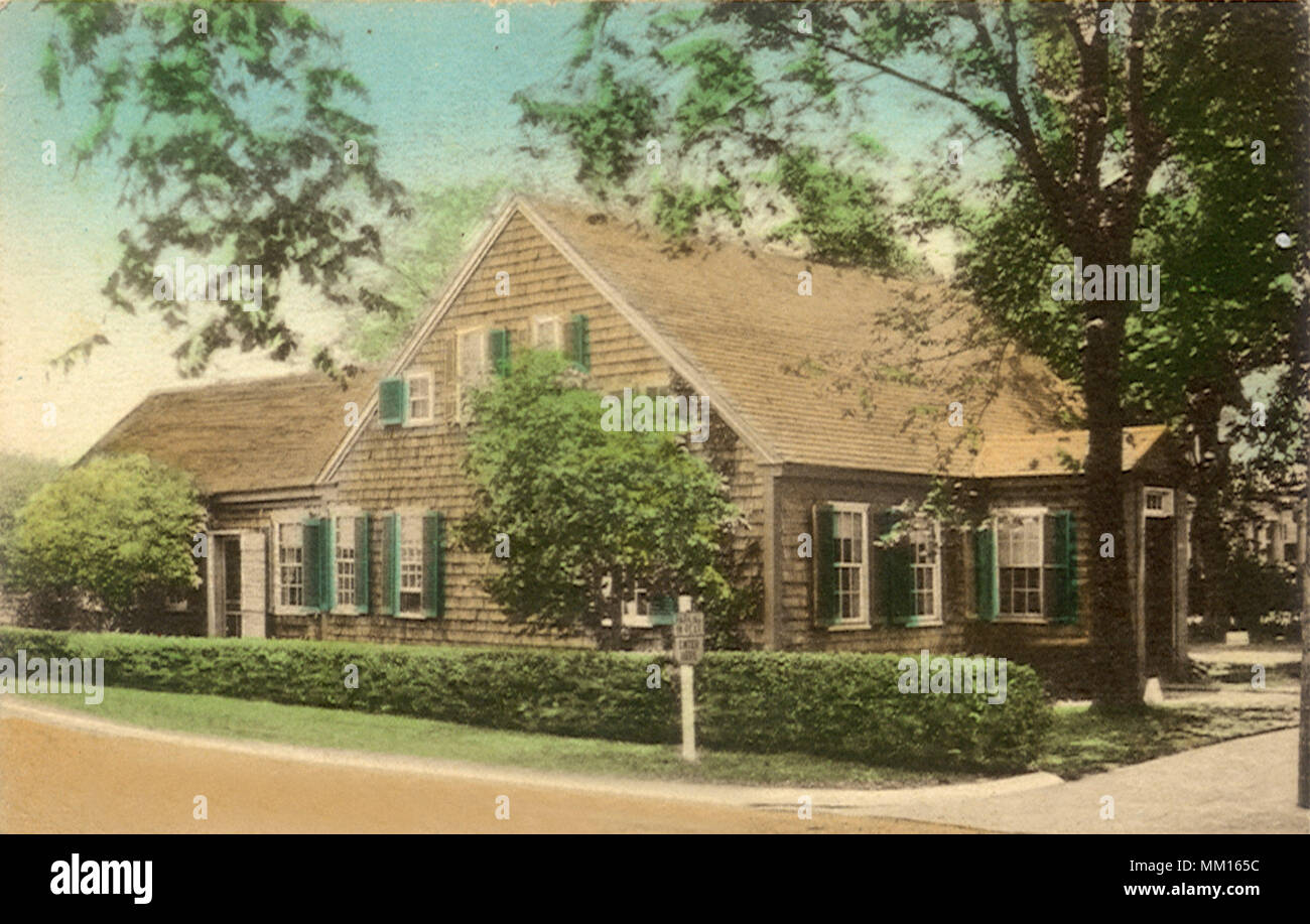 Public Library. Hyannis. 1915 Stock Photo - Alamy