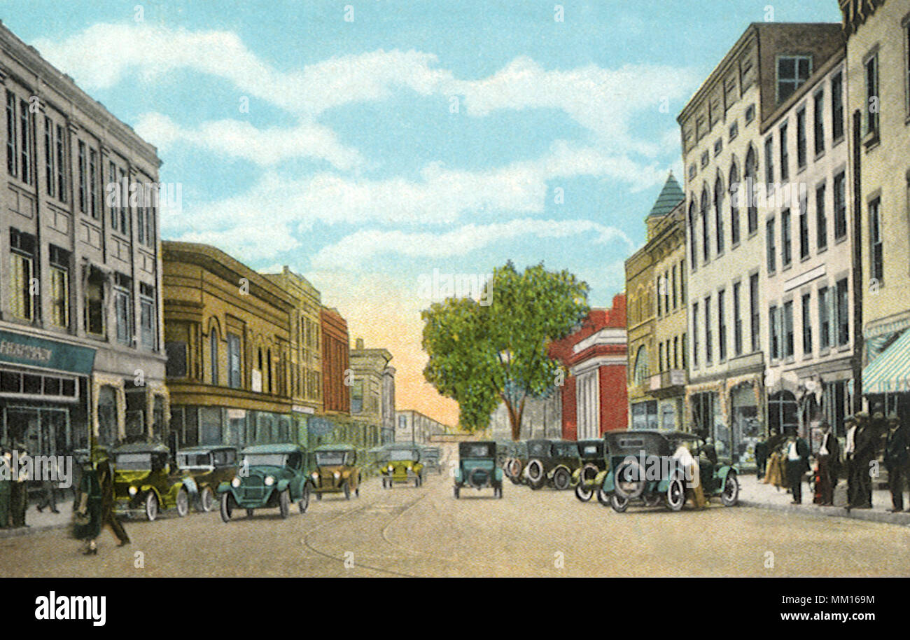 Pleasant Street. Northampton. 1925 Stock Photo - Alamy