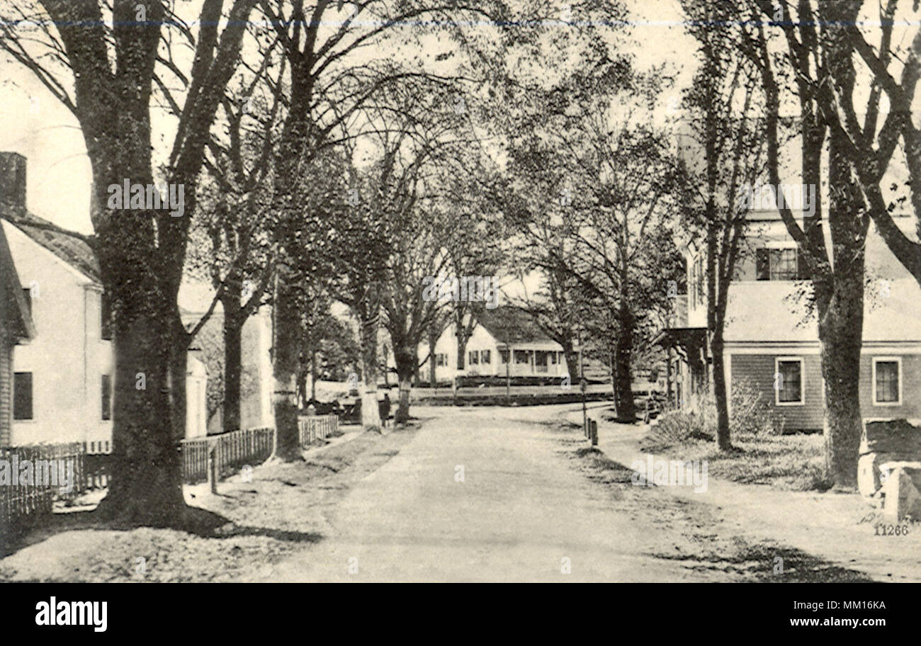 Main Street. Yarmouth Port. 1910 Stock Photo - Alamy