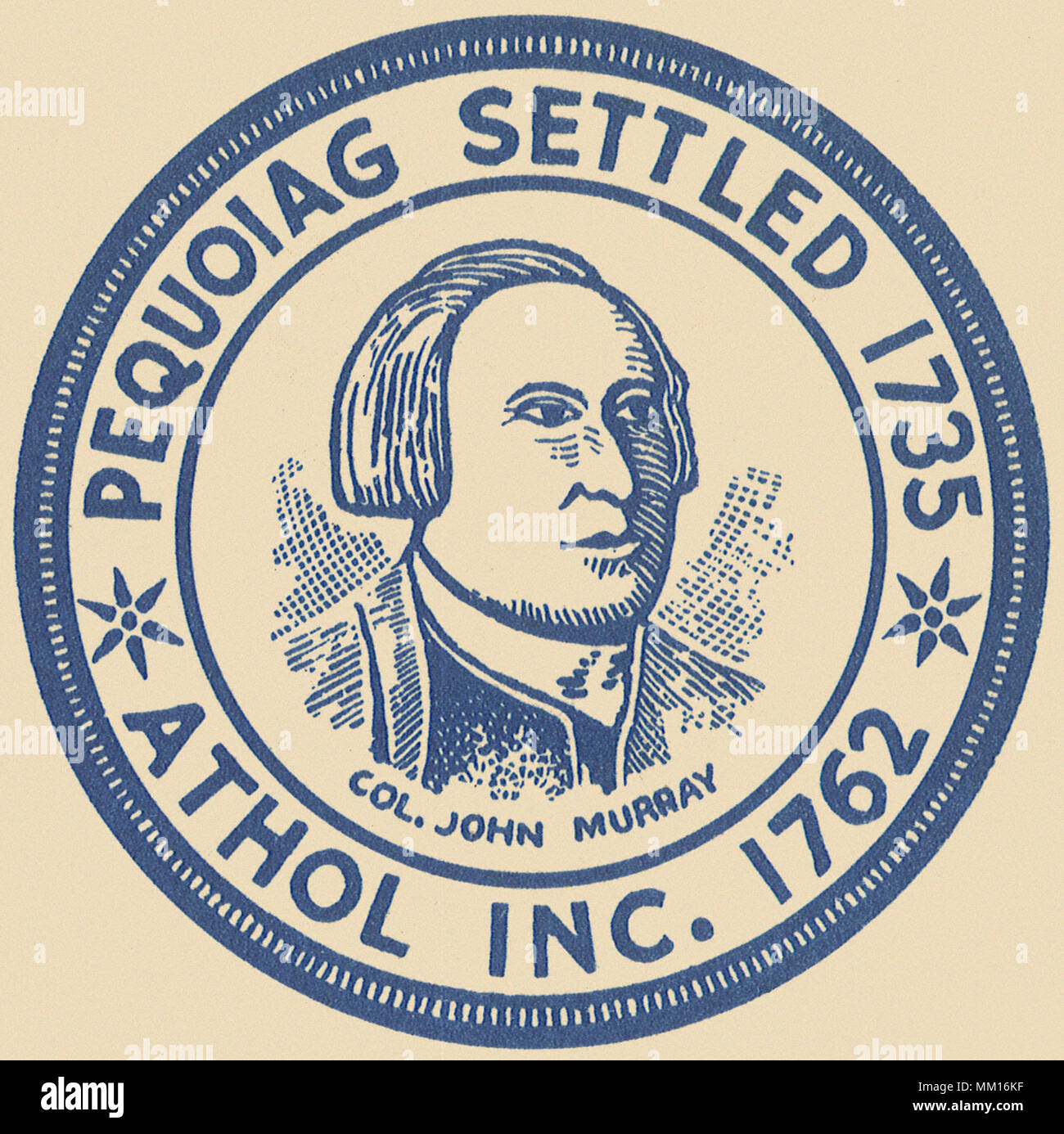 Seal of Athol. 1950 Stock Photo - Alamy