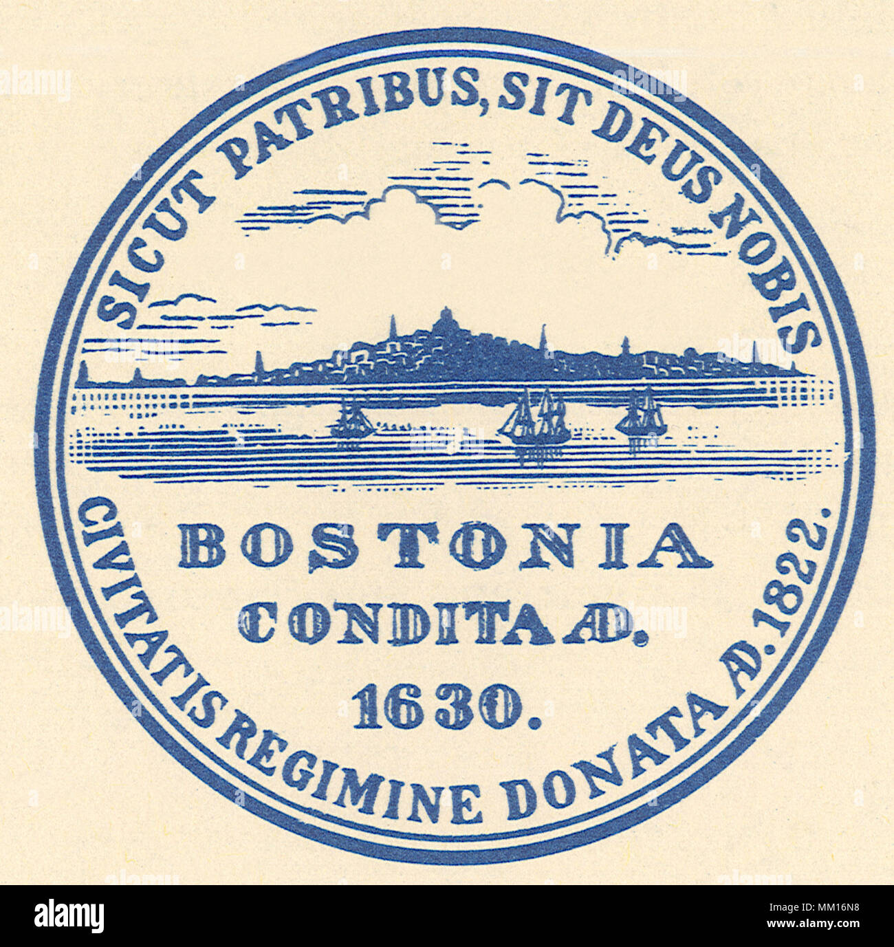 Massachusetts bay state seal hi-res stock photography and images - Alamy