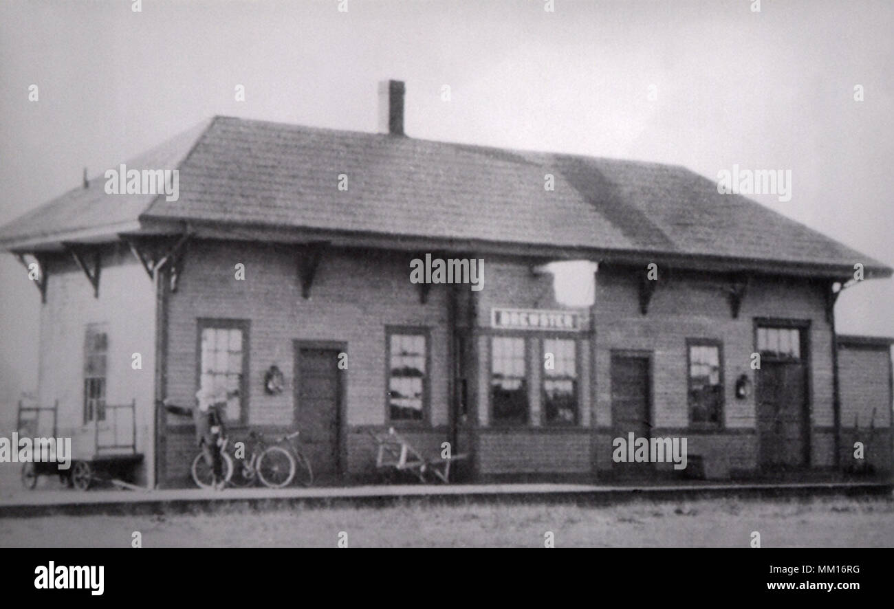 Railroad Depot. Brewster. 1930 Stock Photo - Alamy
