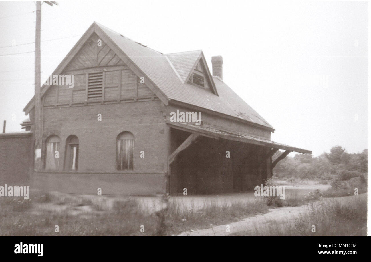 Railroad Station. Kingston. 1970 Stock Photo - Alamy
