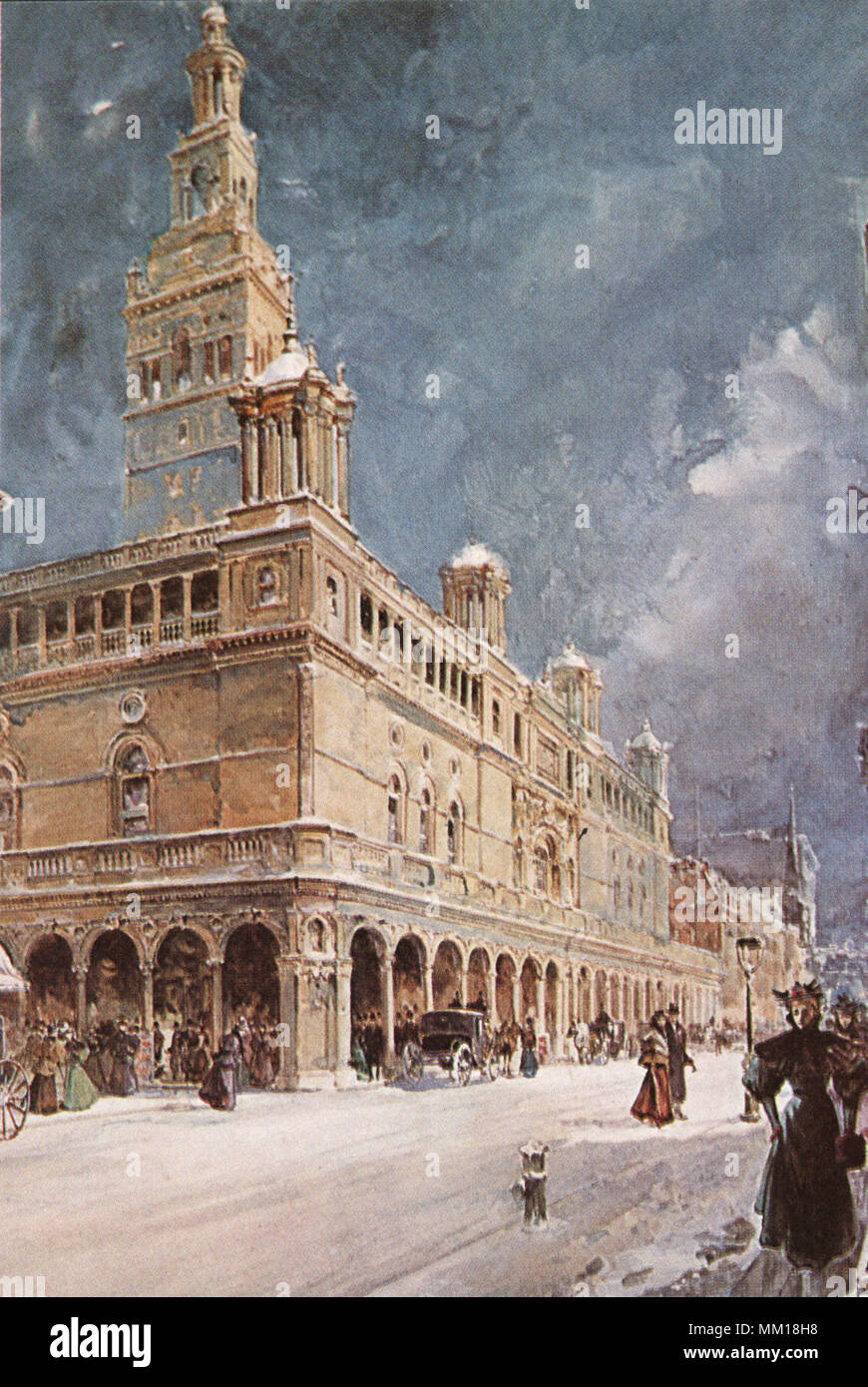 Madison Square Garden. New York City. 1895 Stock Photo - Alamy