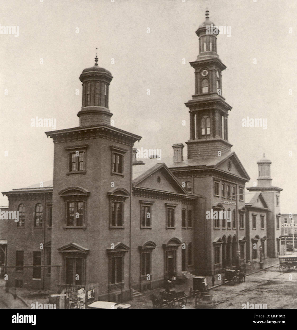 Camden Station. Baltimore. 1870 Stock Photo - Alamy