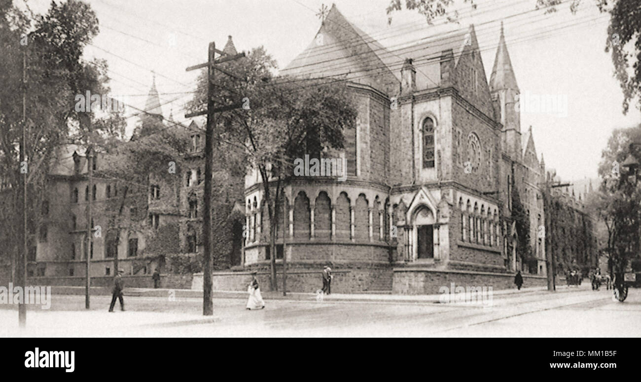 Battell Chapel at Yale University. New Haven. 1910 Stock Photo - Alamy