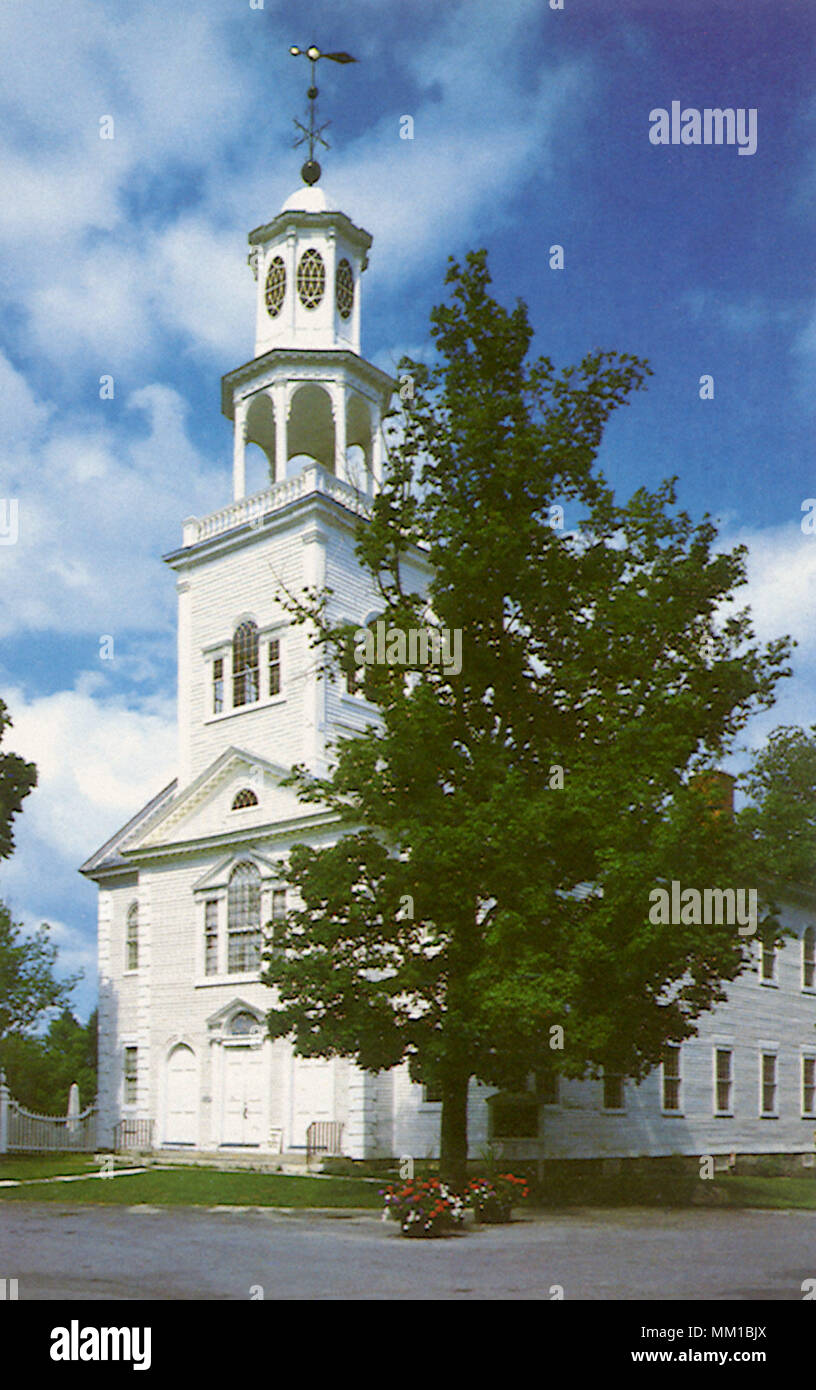 The Old First Church. Old Bennington. 1970 Stock Photo - Alamy