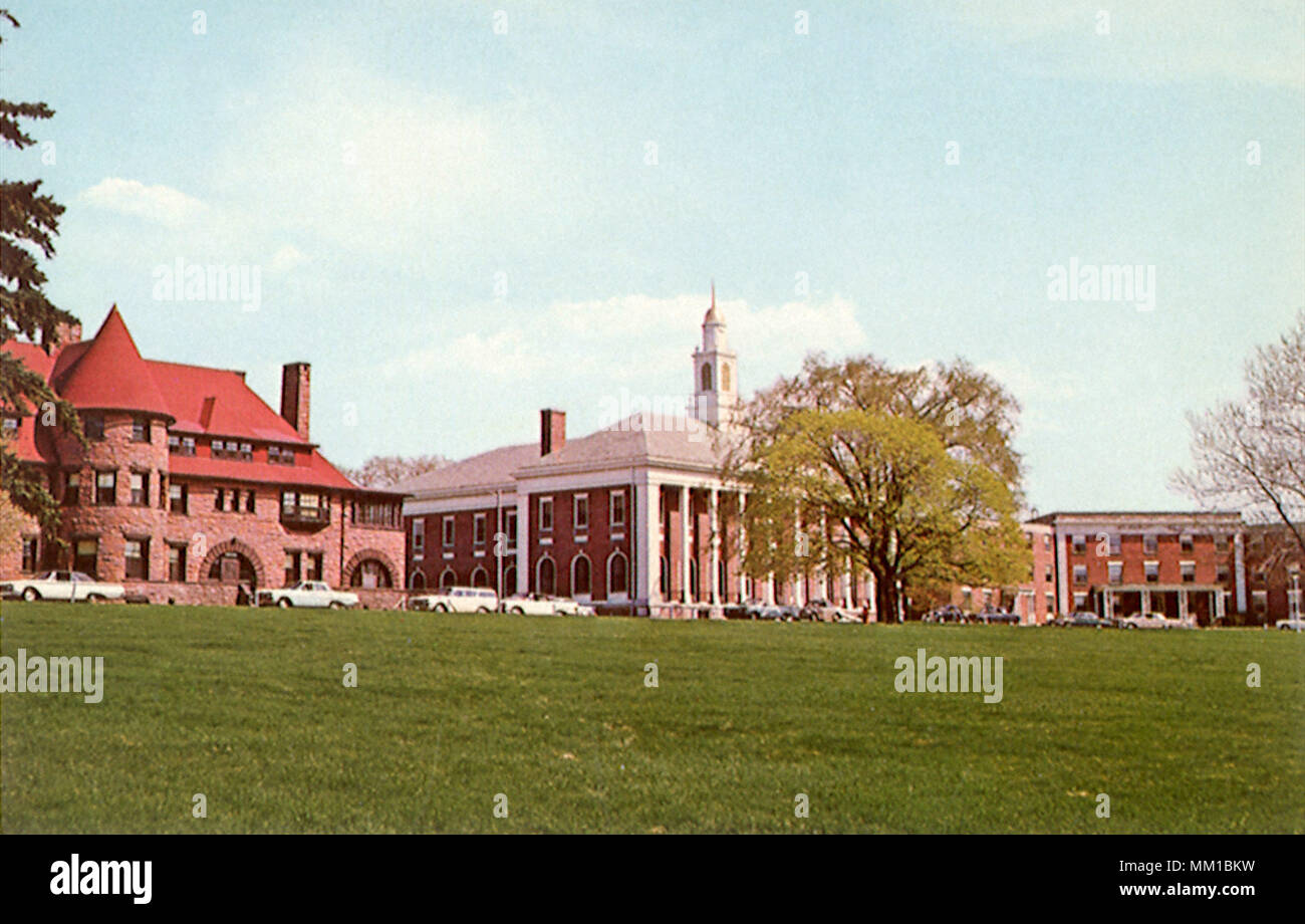 Campus of University of Vermont. Burlington. 1950 Stock Photo - Alamy