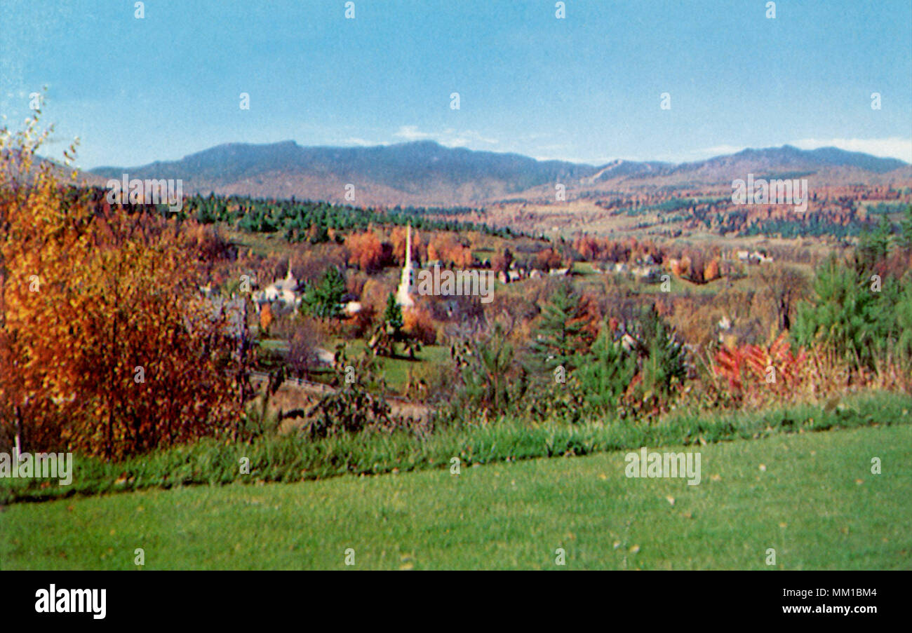 View of Stowe. 1957 Stock Photo - Alamy