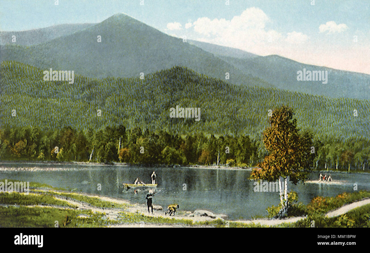 Mount Equinox and Equinox Pond. Manchester. 1920 Stock Photo - Alamy