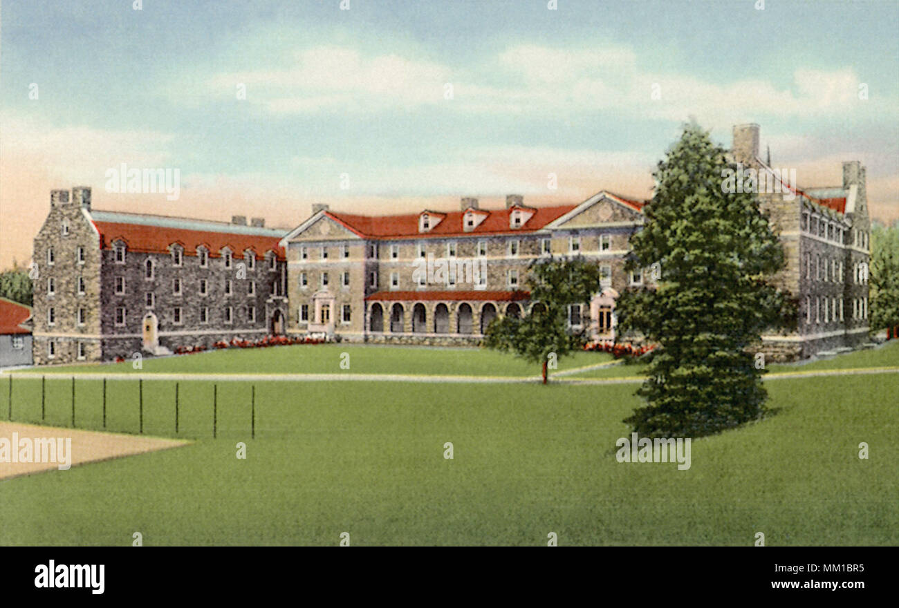 Forest Hall at Middlebury College. Middlebury. 1950 Stock Photo - Alamy